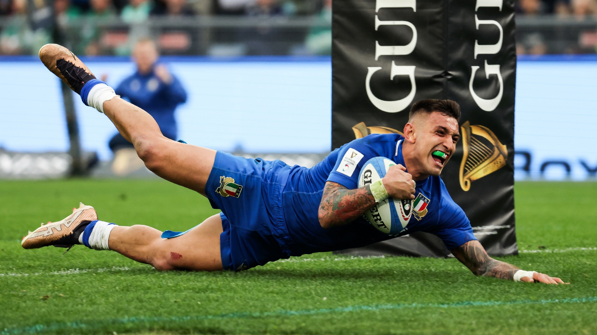 Six Nations Rugby | Pierre Bruno wins Guinness Six Nations Try of the Round